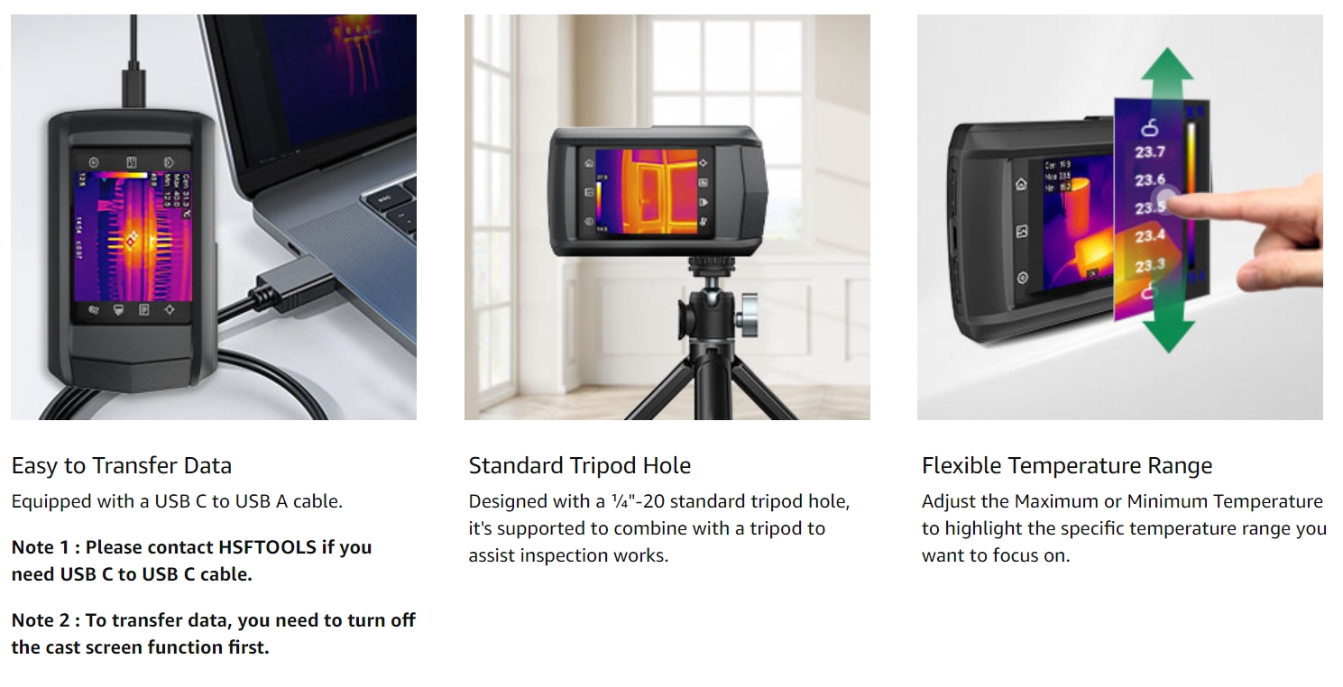 HP96 thermal imaging camera - HSFTOOLS